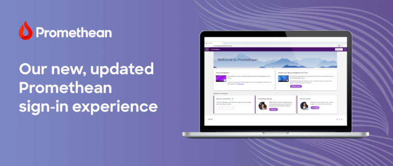 Introducing our new and improved Promethean Web signed-in experience ...